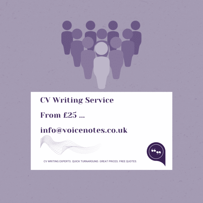 CV Writing Service UK-based Experts To Perfect Your CV